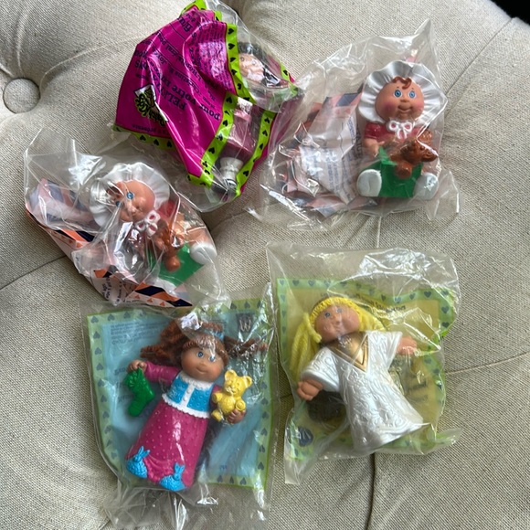 Cabbage Patch Kids | Toys | 5 Nip Vintage Cabbage Patch Kids Plastic ...